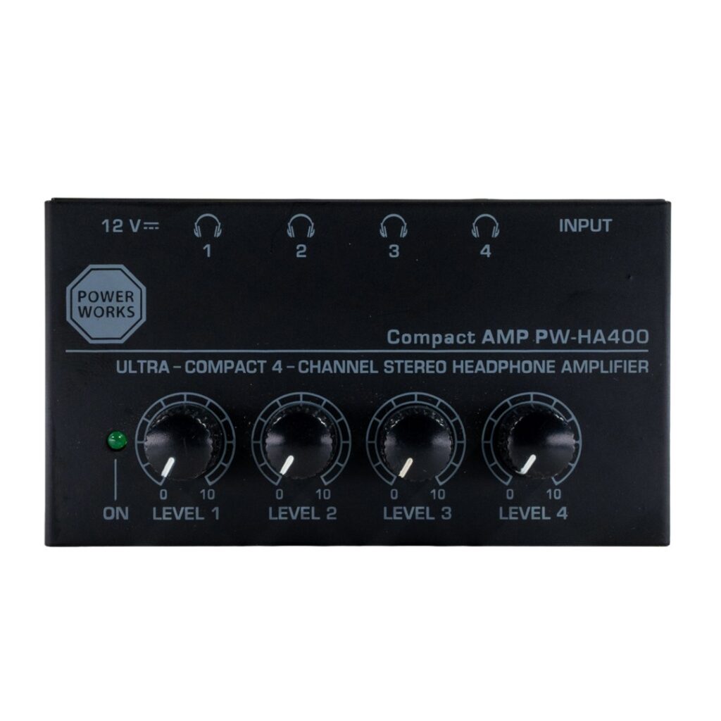 PowerWorks PW-HA400 Headphone Amplifier - ProAudio