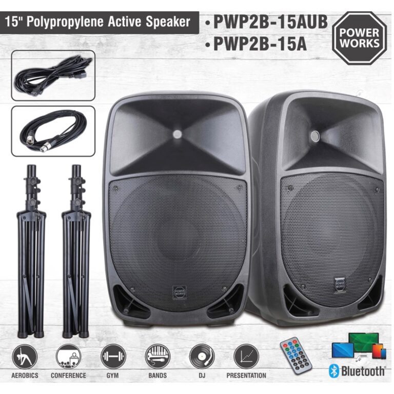 PowerWorks PWP2B-15A Active Speaker System - ProAudio