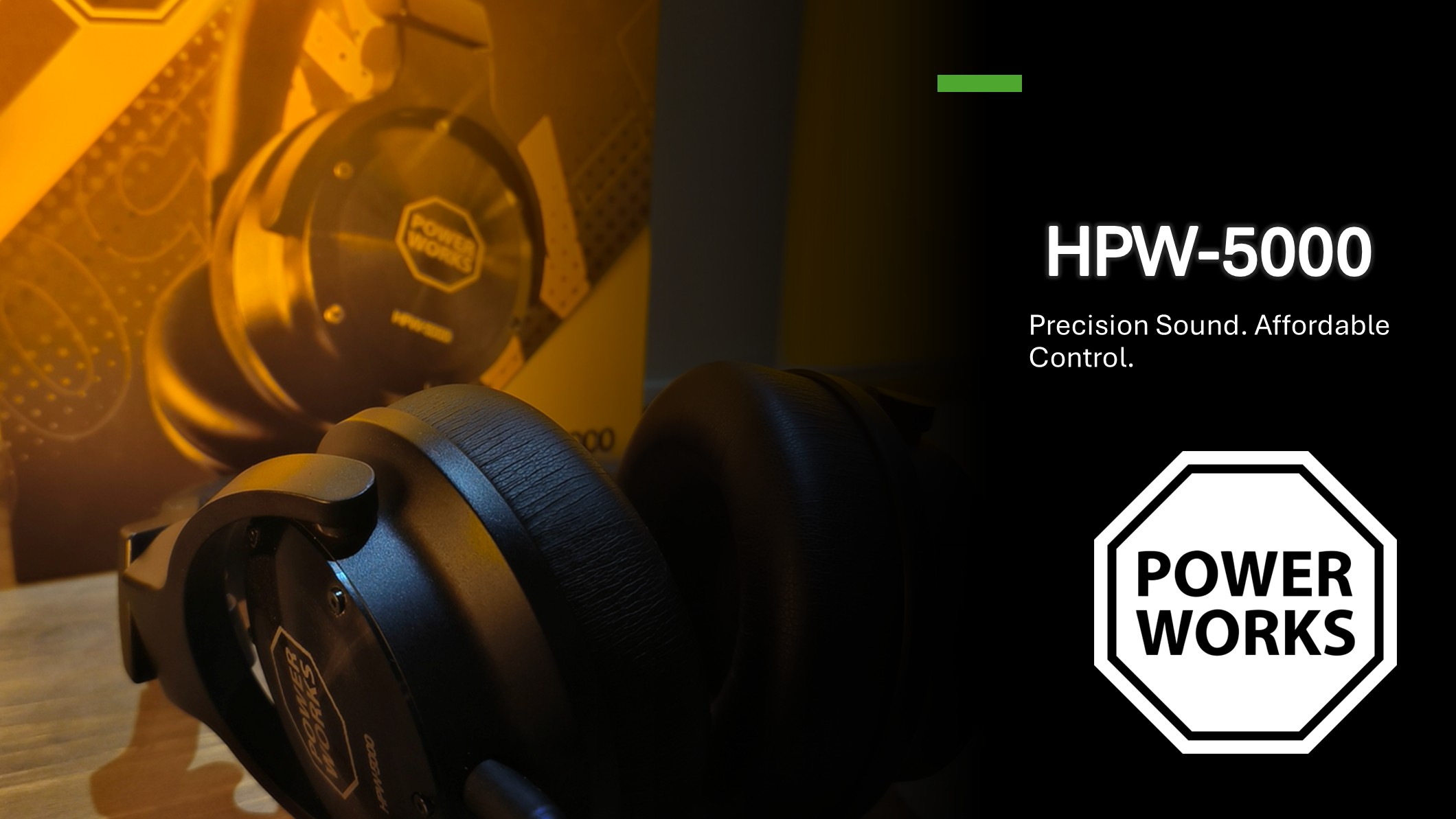 Powerworks HPW-5000 Studio and DJ Headphones – Precision Sound at an ...
