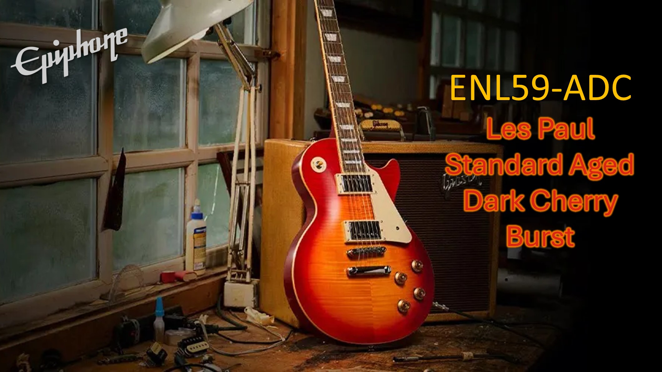 Epiphone Les Paul Standard Aged Dark Cherry Burst - Vintage Tone Meets ...