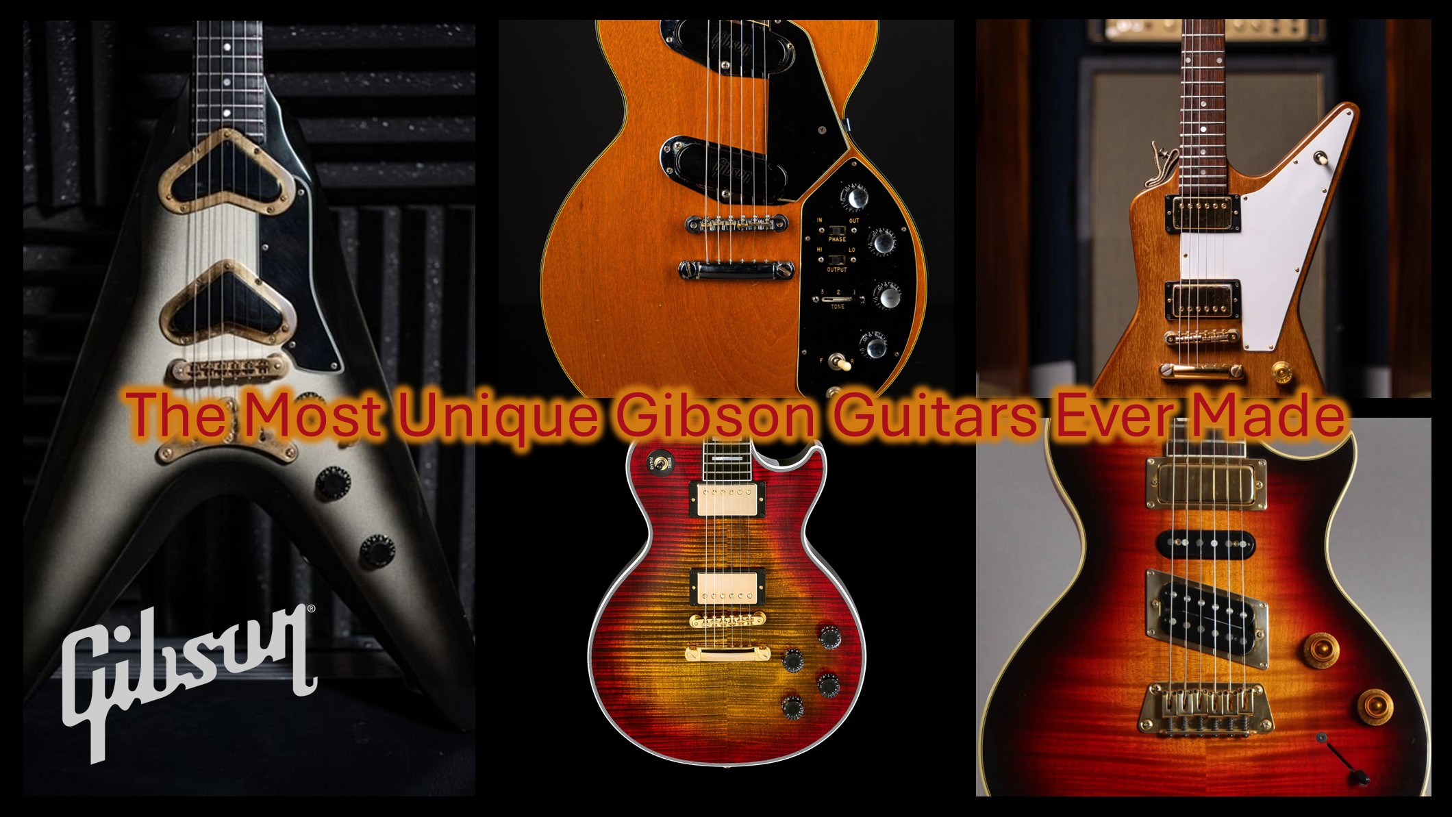 The Most Unique Gibson Guitars Ever Made - A Look at Gibson’s Most ...
